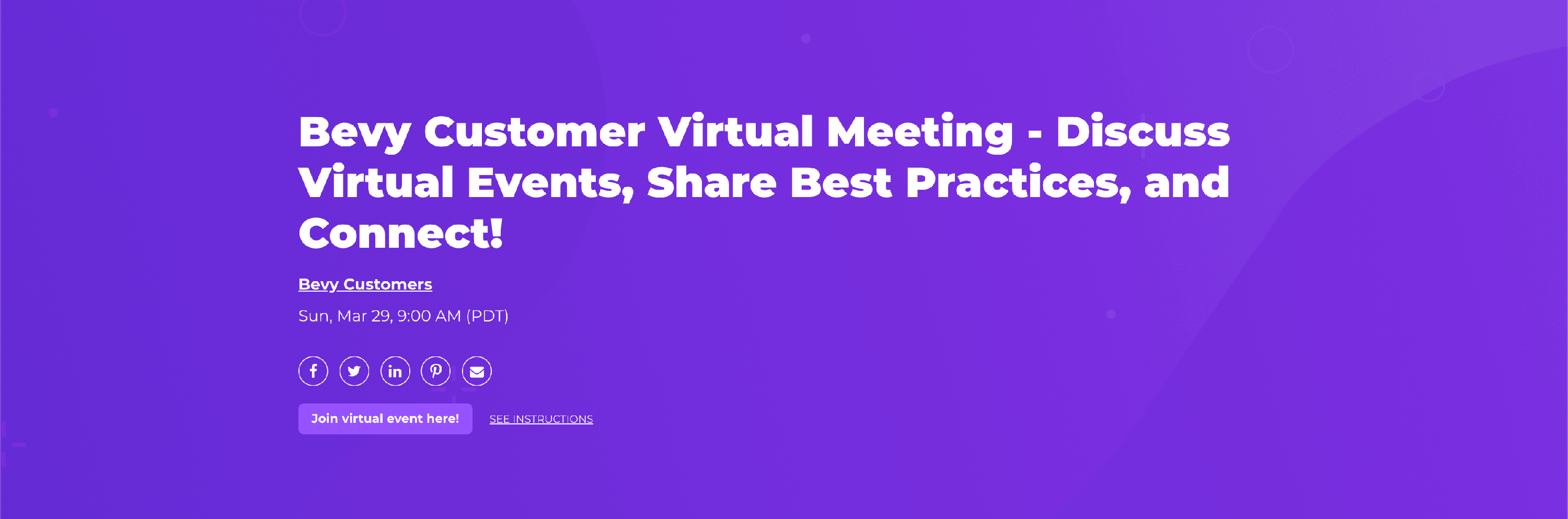 Test a Bevy Virtual Meetup event – Bevy Help Center