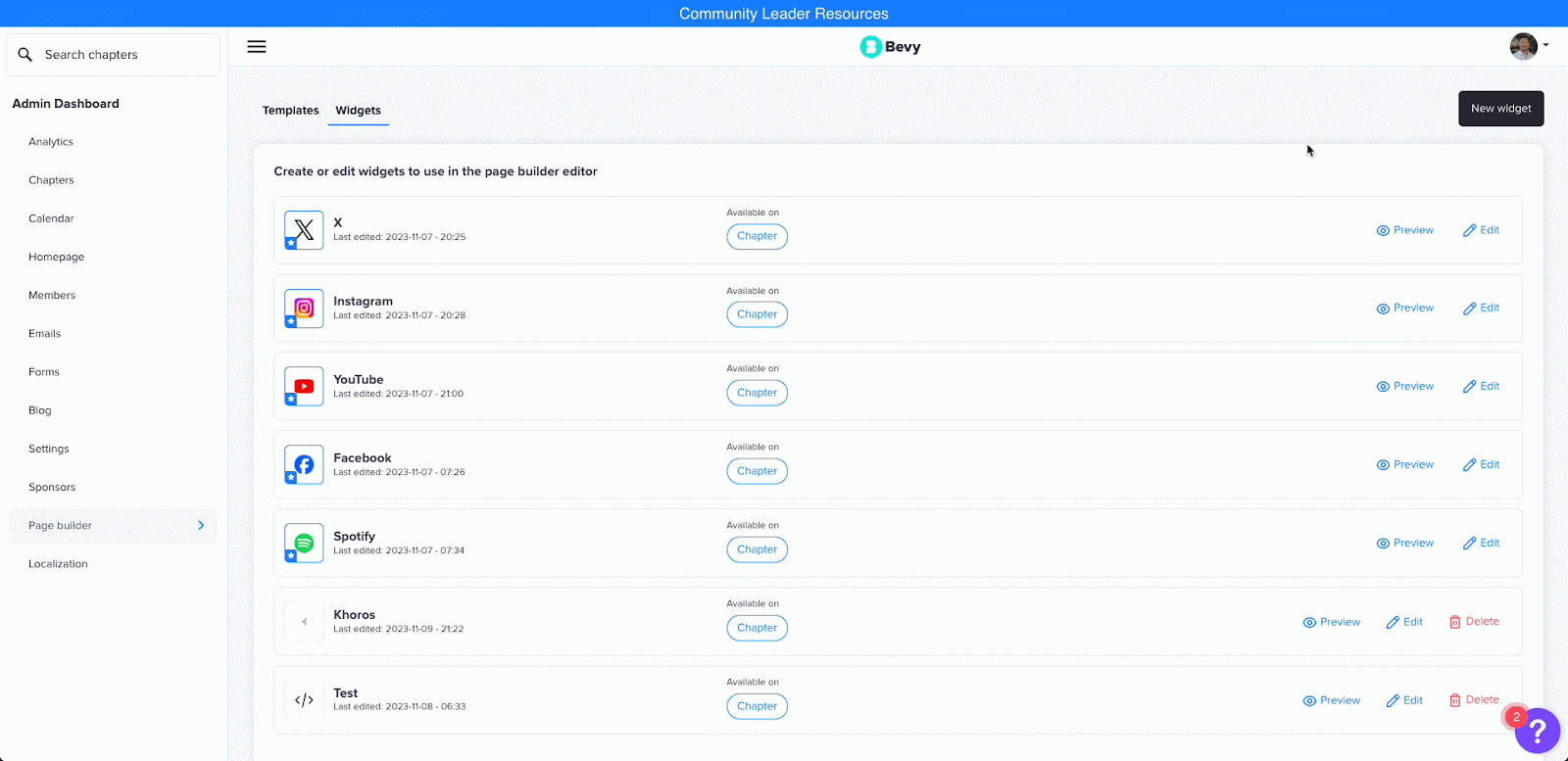 Custom Embed It Widgets – Bevy Help Center