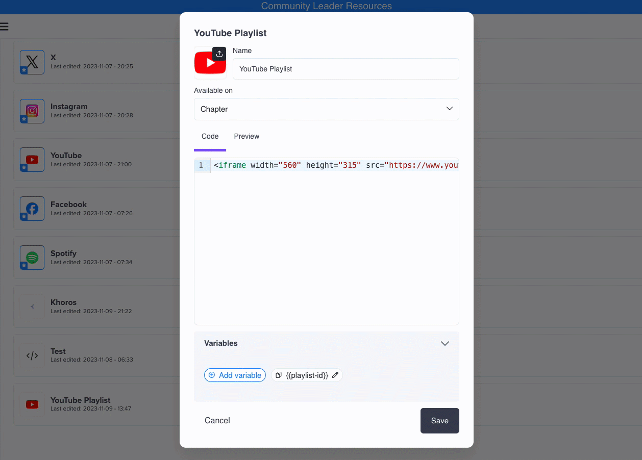 Custom Embed It Widgets – Bevy Help Center