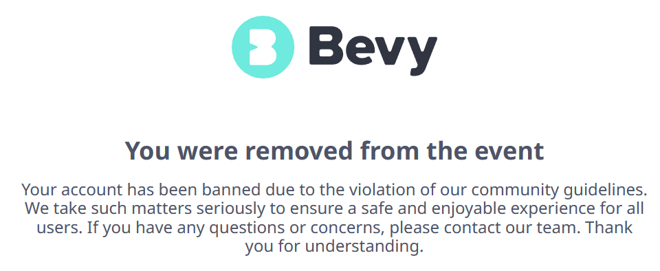 Moderation tools in Bevy Virtual Conference – Bevy Help Center